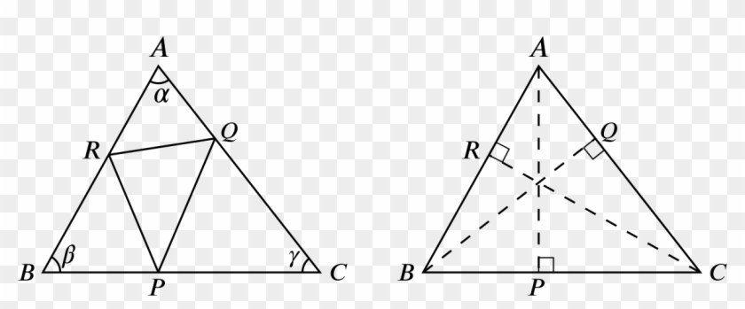 Triangle Abc With Angles Alpha, Beta, Gamma Respectively - Find Area Of ...