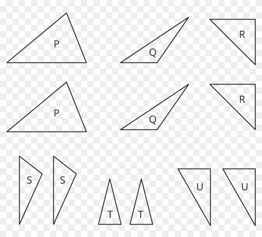Of These Pairs Of Identical Triangles Can Be Composed - Triangle, HD ...