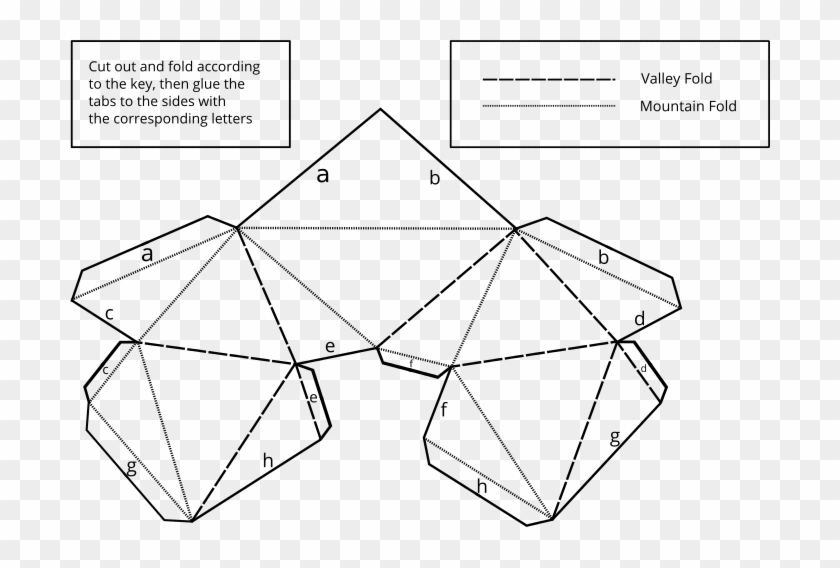 Net For Steffen's Flexible Polyhedron - Flexible Triangle, HD Png ...