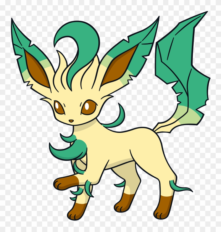 Leafeon Global Link Artwork - Pokemon Leafeon, HD Png Download ...