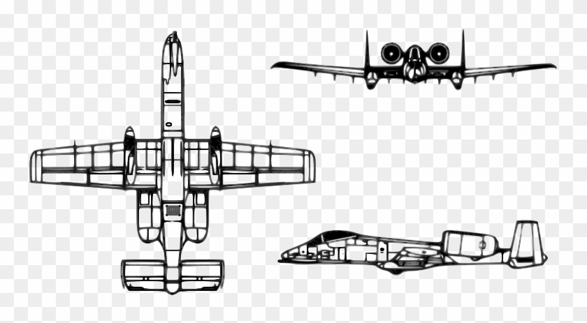 A-10a Thunderbolt Ii Diagram - 10 Thunderbolt Ii, HD Png Download ...