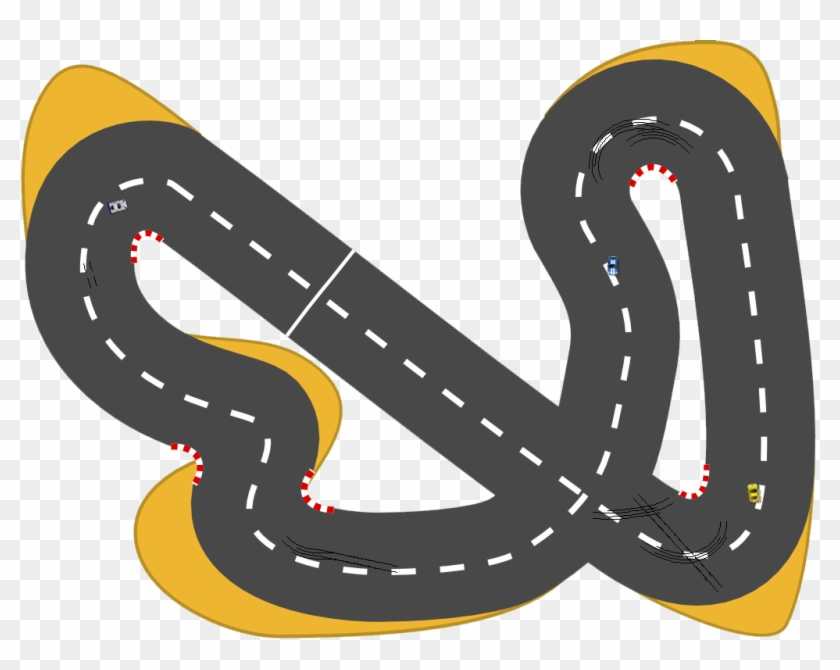 Car Race Track Auto Racing Clip Art - Track Car Race Clipart, HD Png ...