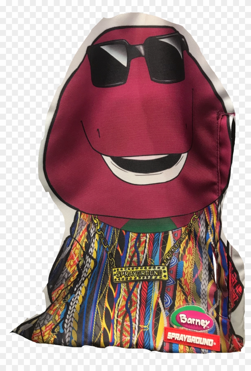 Barney Sticker - Shoulder Bag, HD Png Download - 1024x1494(#816094 ...