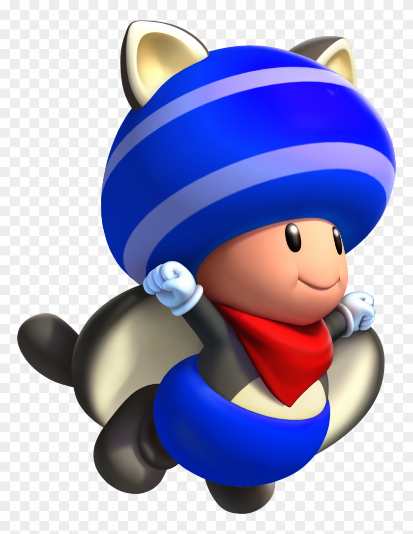 New Super Mario Bros U Blue Toad, HD Png Download - 785x1024(#817260 ...