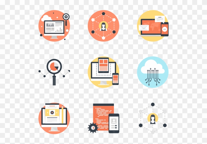 Web Development Vector Icon Png - Circle, Transparent Png - 600x564 ...