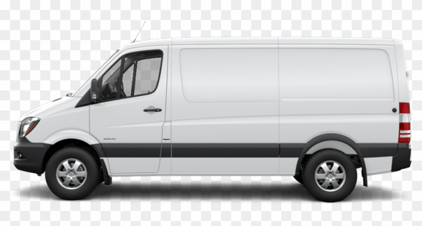 Arctic White - Mercedes Benz Sprinter 2018 Side, HD Png Download ...