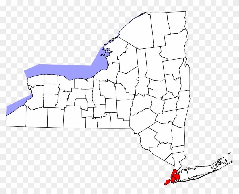 New York City On New York Map, HD Png Download - 1200x915(#839304 ...