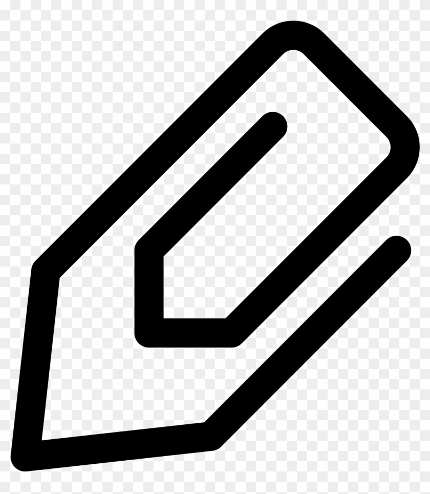 Open - Paper Clip Icon Svg, HD Png Download - 2000x2000(#839467) - PngFind