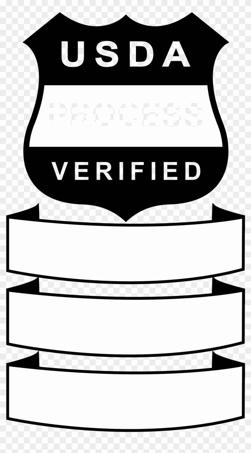 Pvp Blank Bw Transparent - Usda Process Verified Logo, HD Png Download ...