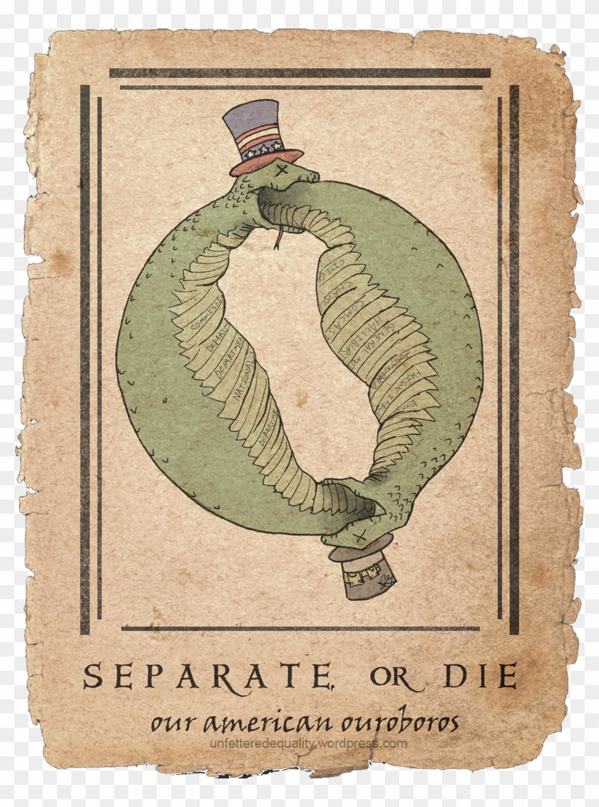 Cartoon Our American Ouroboros - Ouroboros Cartoon, HD Png Download ...