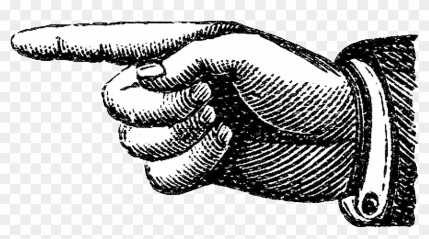 Hand Pointing - Old Fashioned Pointing Finger, HD Png Download ... Hand Pointing - Old Fashioned Pointing Finger, HD Png Download ...