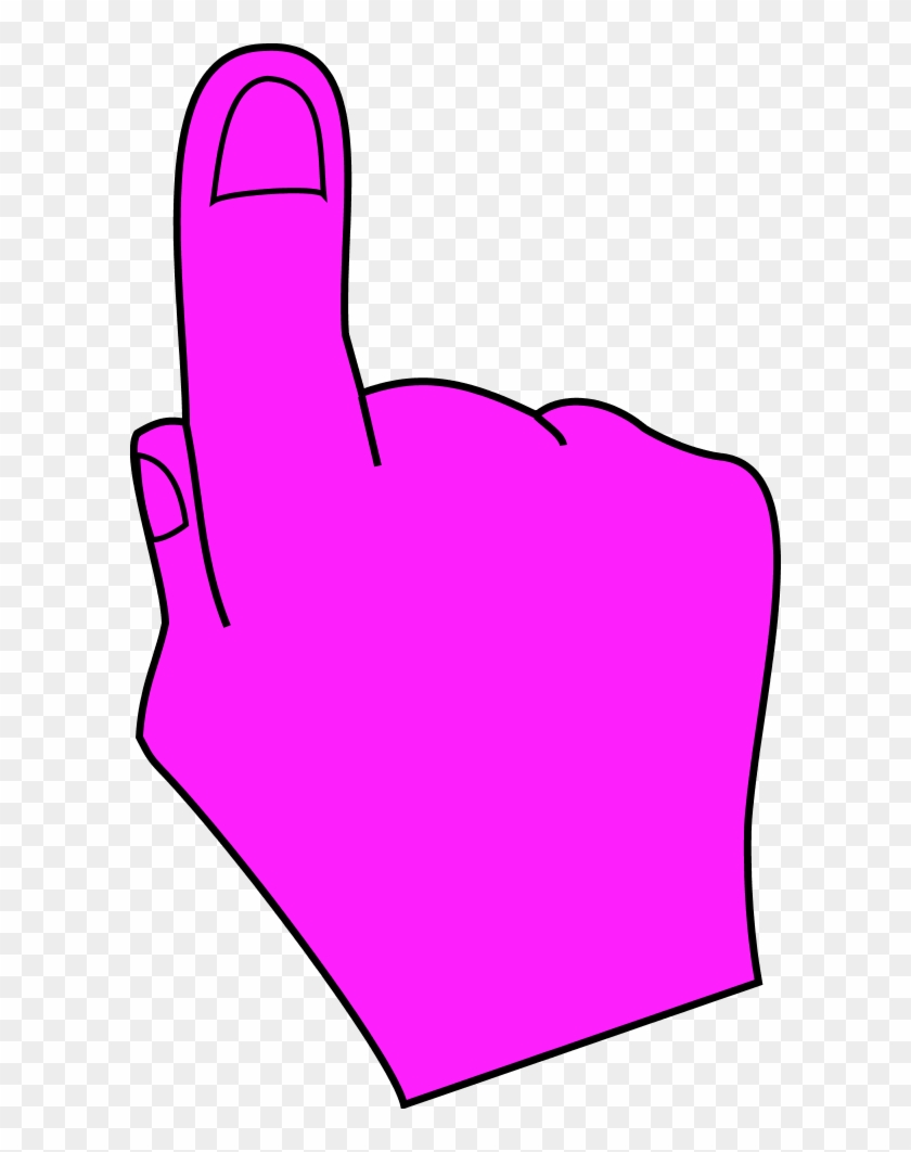 Clip Arts Related To - Pointing Hand Clipart Colored, HD Png Download ...