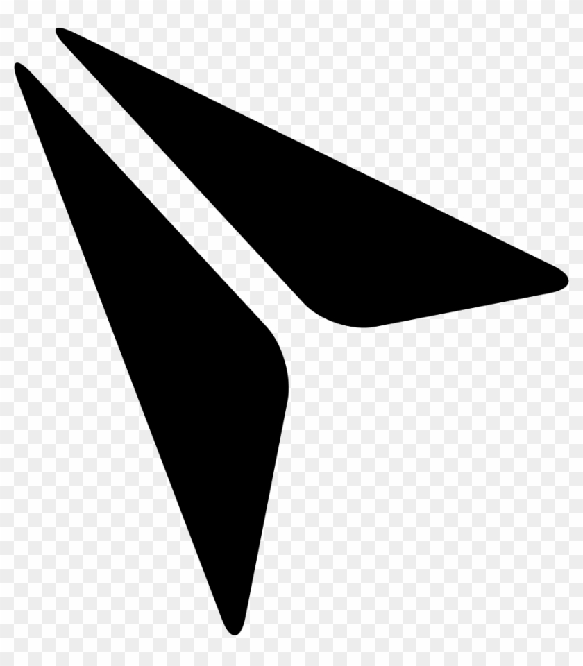 Paper Airplane Comments - Black Mouse Pointer Png, Transparent Png ...