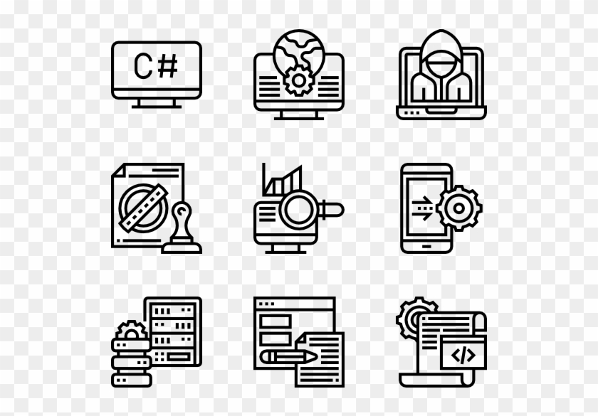 Png Black And White Stock Icons Free Programming - Design Icon ...