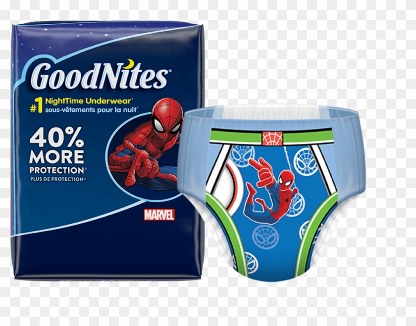 Boys Goodnites® Nighttime Underwear And Spider-man - Goodnites Pull Ups ...