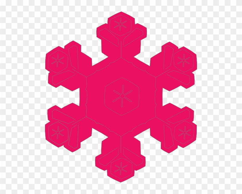 Pink Snowflake Clipart - Pink Snowflakes Clip Art, HD Png Download ...