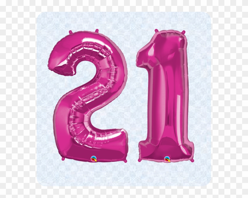 21-pink - 21 Birthday Pink, HD Png Download - 591x591(#858067) - PngFind
