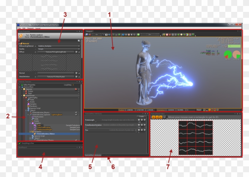 Popcornfx Particle Editor Main View Particle Editor Hd Png Download
