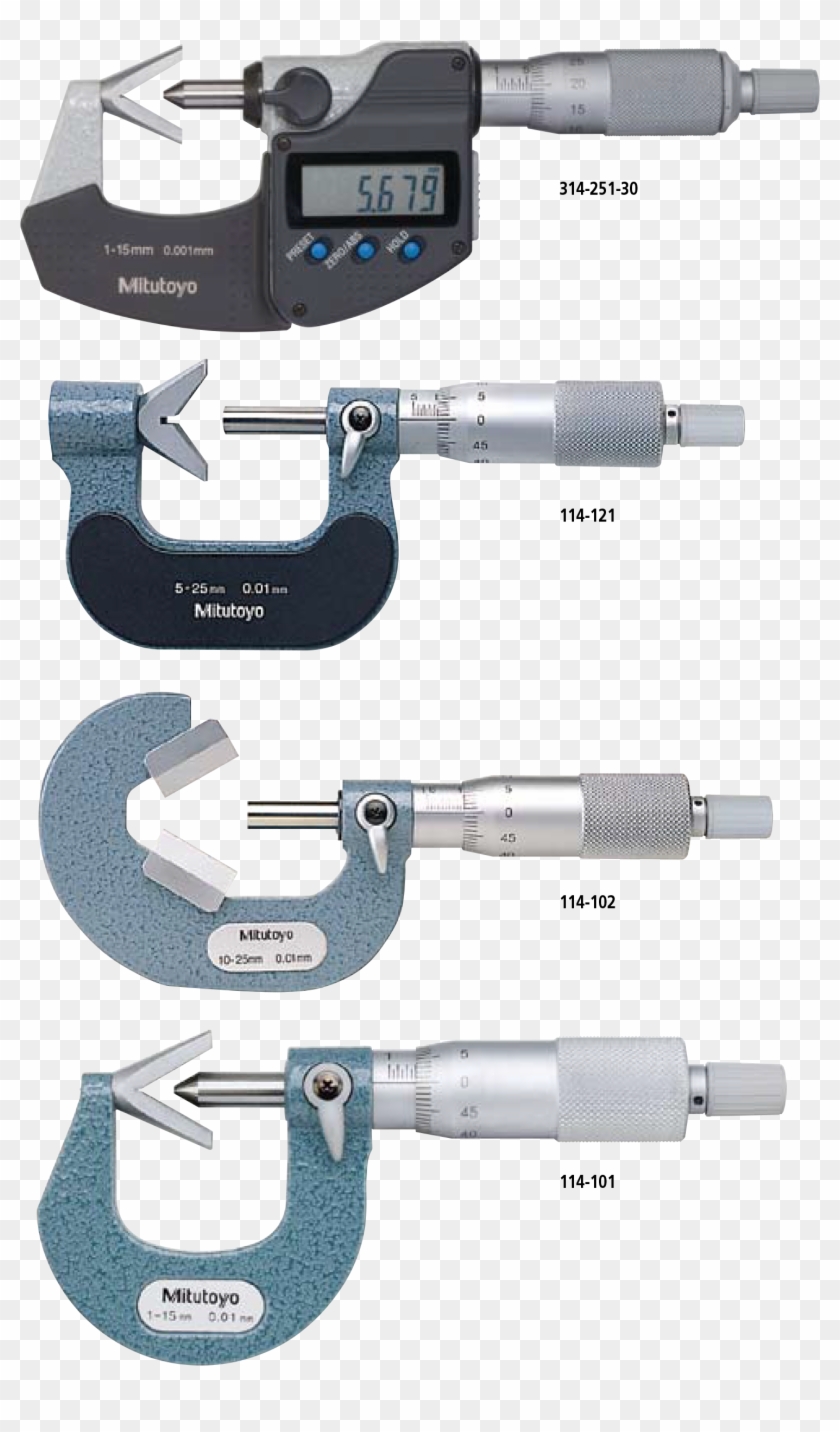 Specifications - V Anvil Micrometer, HD Png Download - 1473x2442 ...