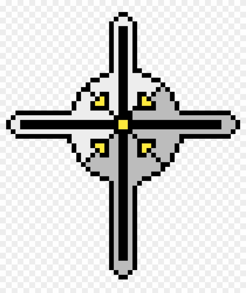 Cross Reticle - Pixel Art Mirai Nikki, HD Png Download - 1152x1152 ...