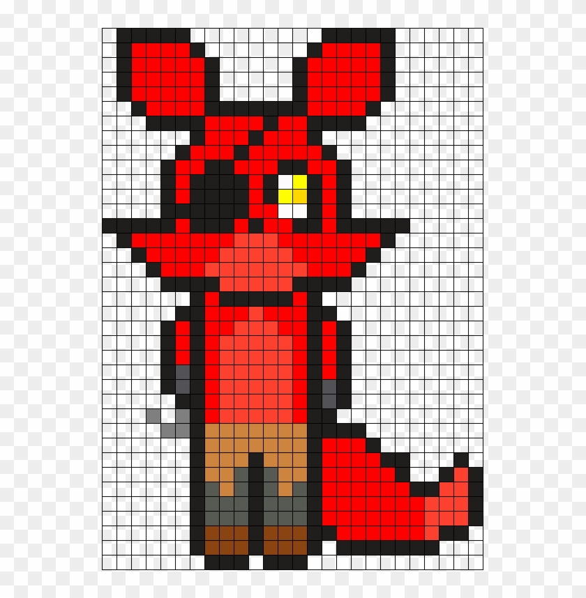 Foxy Fnaf Perler Bead Pattern / Bead Sprite - Fnaf Perler Bead Patterns ... Foxy Fnaf Perler Bead Pattern / Bead Sprite - Fnaf Perler Bead Patterns ...