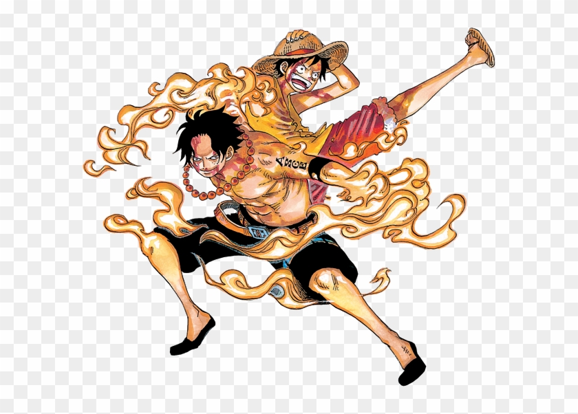 Publié Par Pedro À - Luffy E Ace Png, Transparent Png - 600x522(#878197 ...