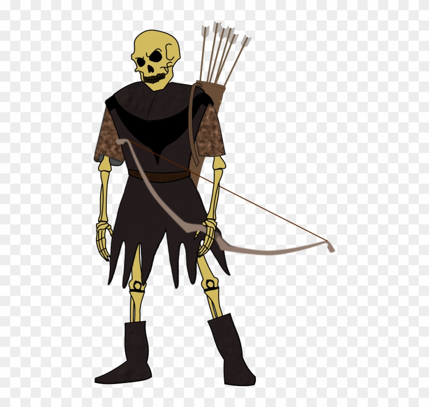 Medium Image - Undead Archer, HD Png Download - 622x800(#883129) - PngFind