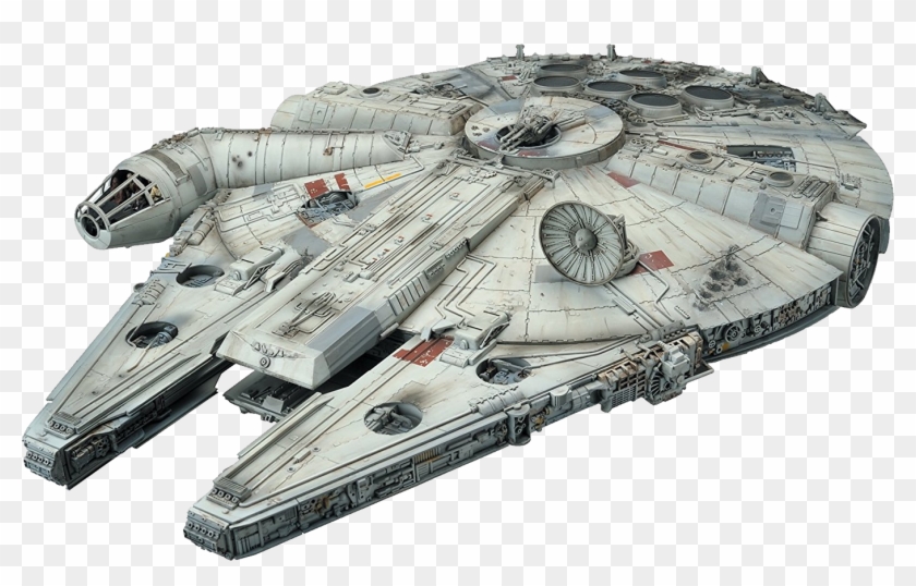 Star Wars - Star Wars Millennium Falcon Model, HD Png Download ...