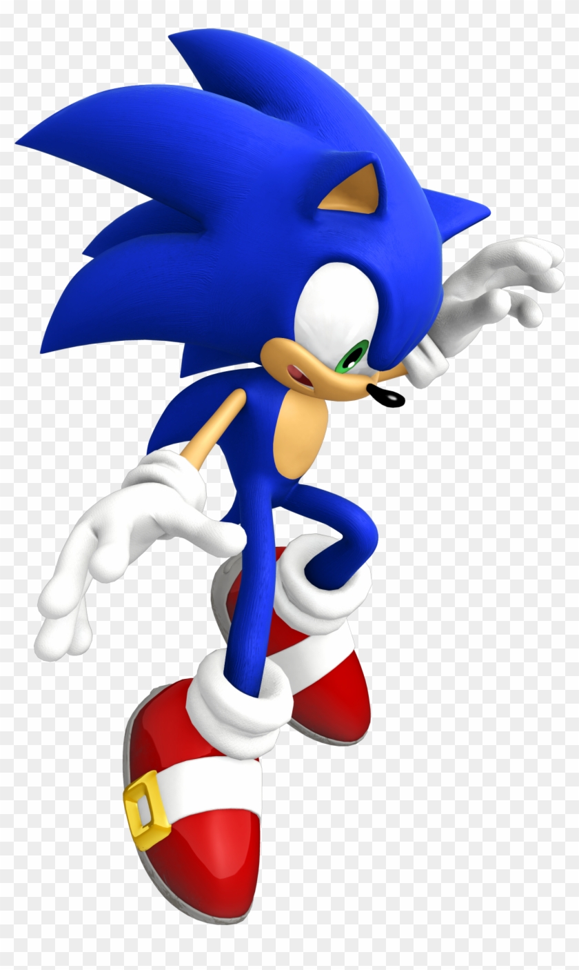 Sonic Down - Sonic The Hedgehog No Background, HD Png Download ...