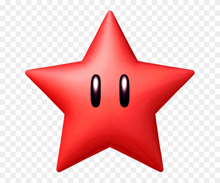 Super Mario Red Star, HD Png Download - 649x619(#92653) - PngFind