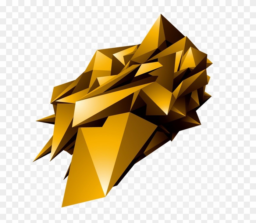 Gold Object Png Image Background - 650 X 650 Background, Transparent ...