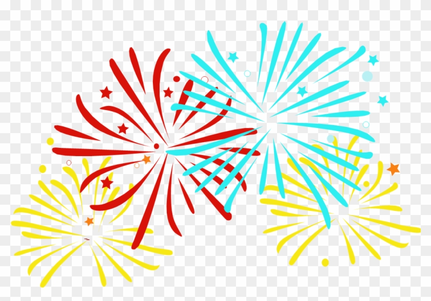 Transparent Fireworks Pcture - Transparent Background Fireworks Cartoon ...