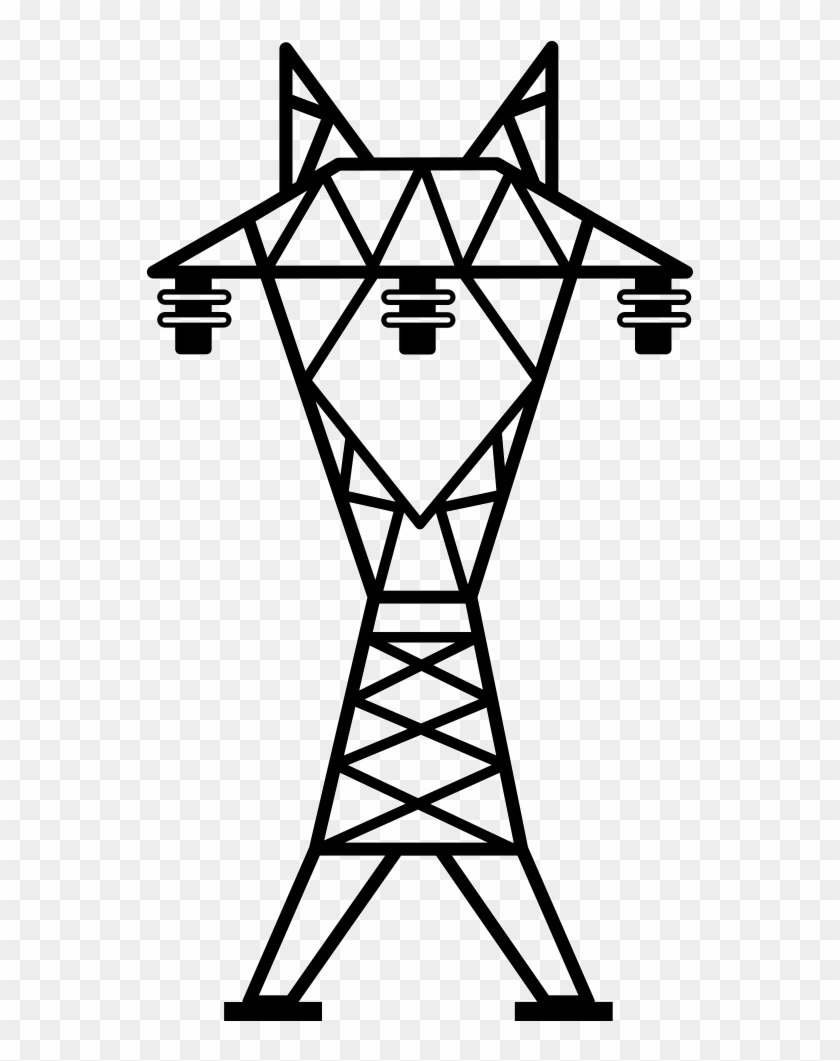 Png File - Power Transmission Tower Icon, Transparent Png - 547x981 ...