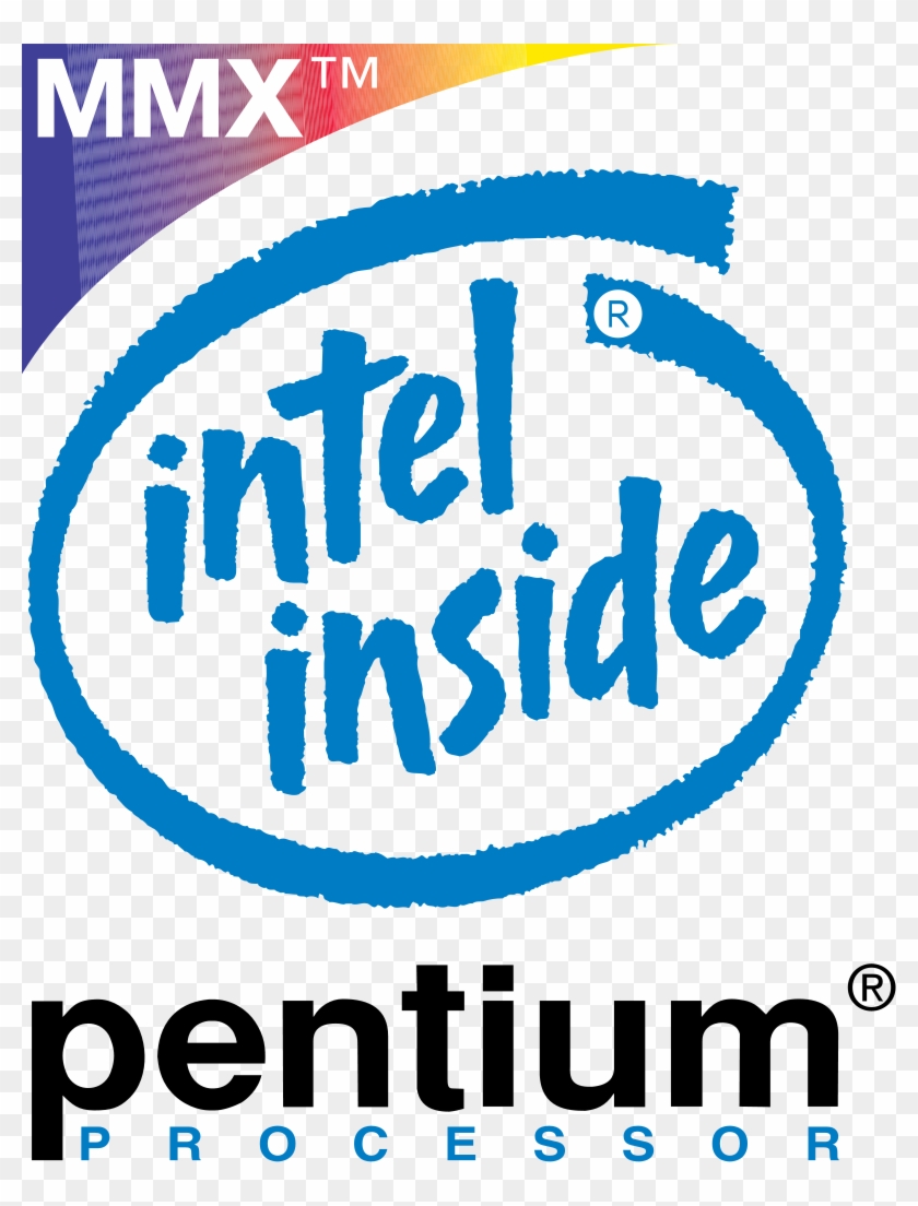 Intel Pentium Mmx Processor Logo - Mmx Intel Inside Pentium Processor ...