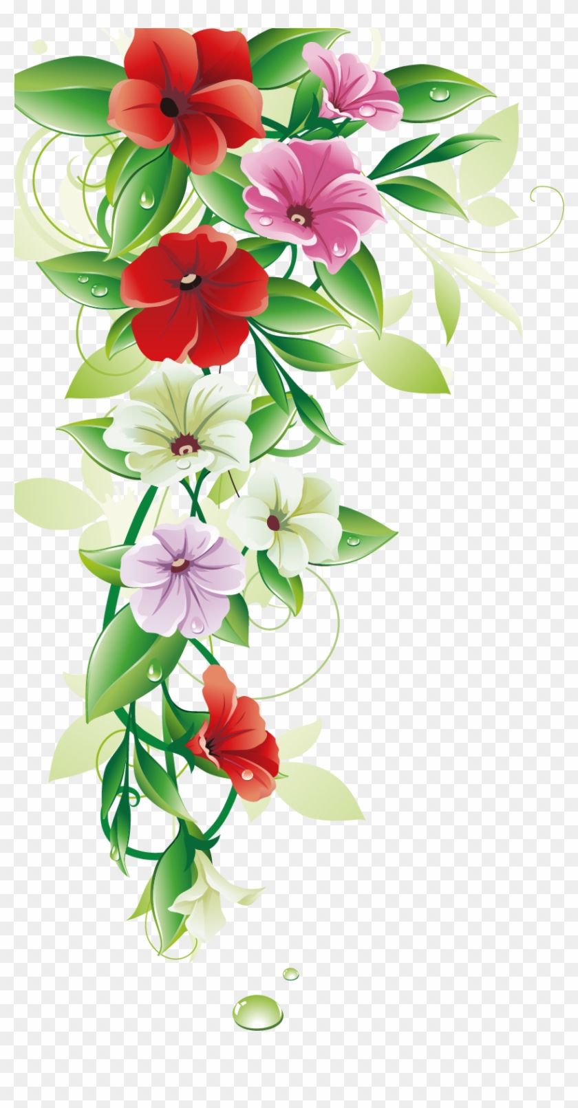 1166 X 1654 9 - Flower Border Vector Png, Transparent Png - 1166x1654 ...