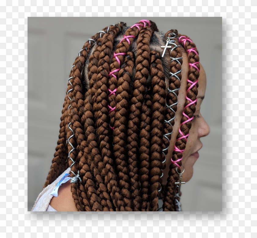 Box Braids - Chain, HD Png Download - 739x739(#935386) - PngFind