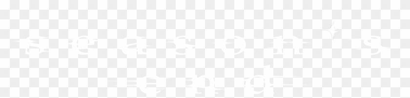 [download Png] - Transparent The End In White, Png Download - 3543x715 ...