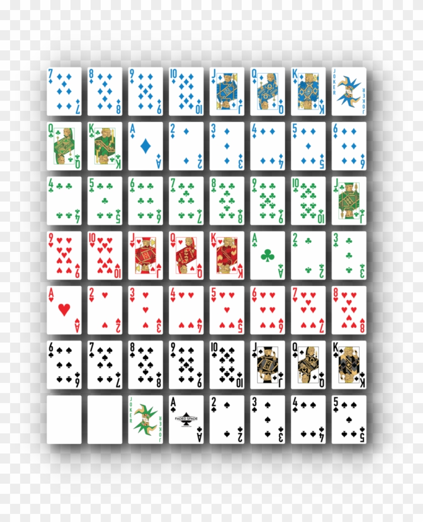 Four Color - Faded Spade Cards, HD Png Download - 1000x1131(#960274 ...