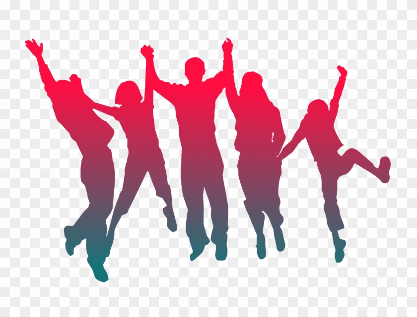 Clipart Of People United - Friends Logo Black And White, HD Png ...