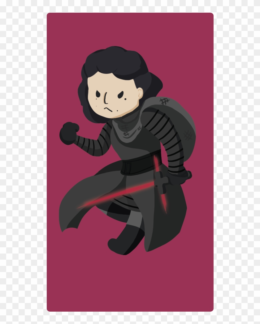Kylo Ren - Cartoon, HD Png Download - 754x1080(#972470) - PngFind