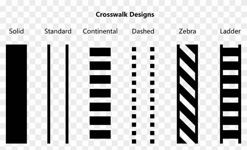 Crosswalk Vector Ladder ~ Frames ~ Illustrations ~ - Monochrome, HD Png ...